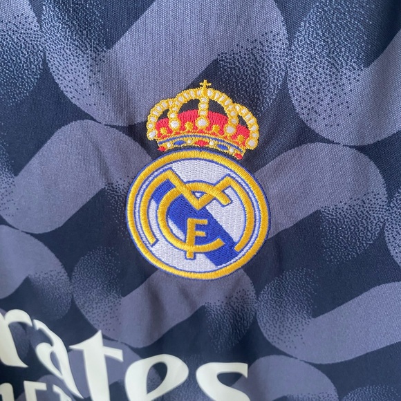 adidas | Shirts | Adidas 2232024 Real Madrid Away Soccer Jersey Black ...